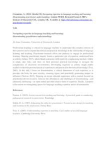 Greenwich Academic Literature Archive - Navigating expertise in ...